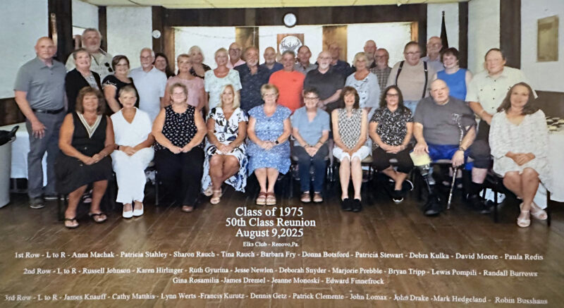 Bucktail Class of 1975 holds 50th Class Reunion | News, Sports, Jobs ...